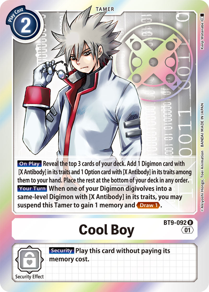 Digimon Card X Record Cool Boy BT9-092 R – Brokenvase Games