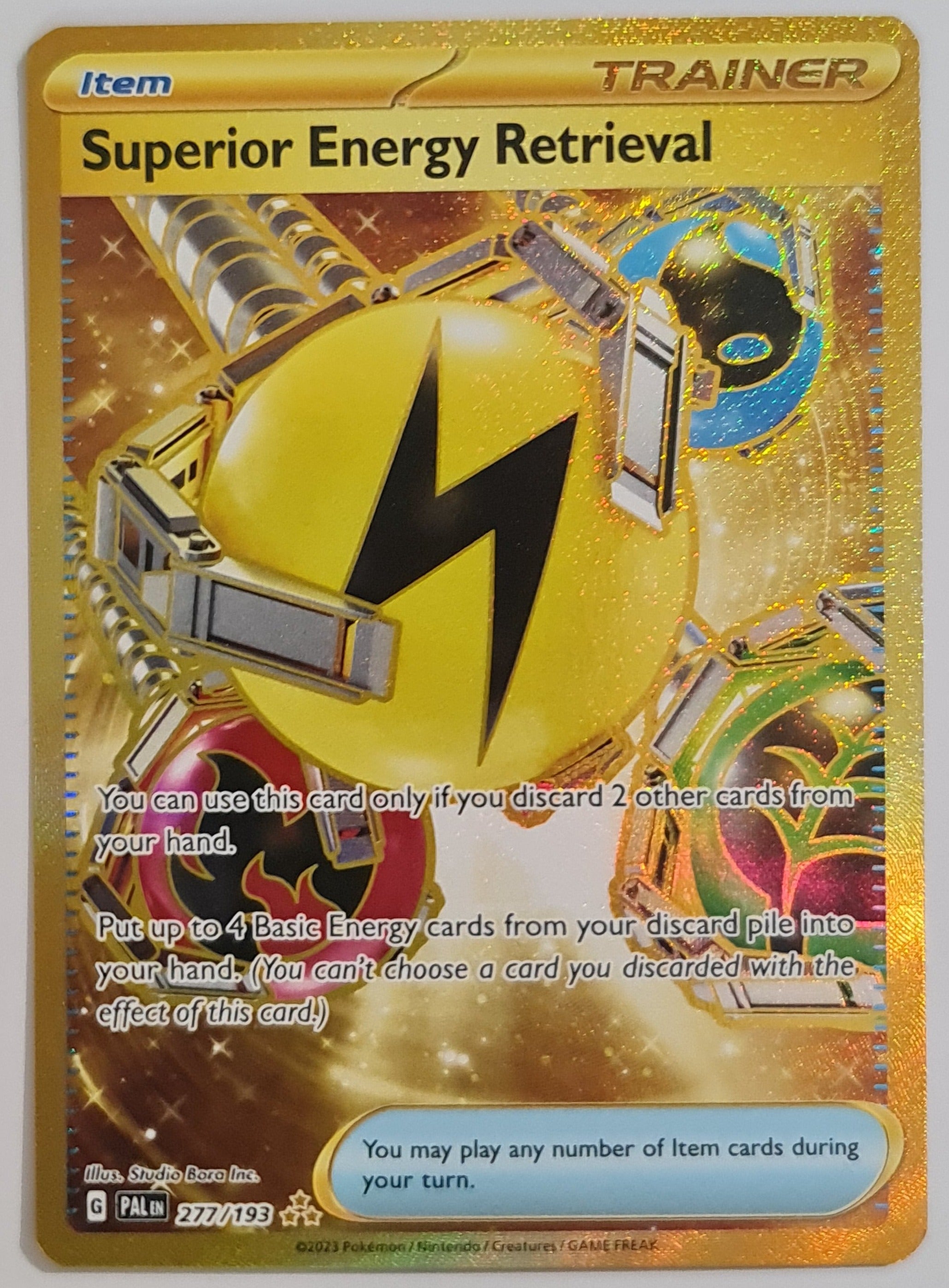 Pokemon Card Paldea Evolved 277/193 Superior Energy Retrieval Item Hyp ...
