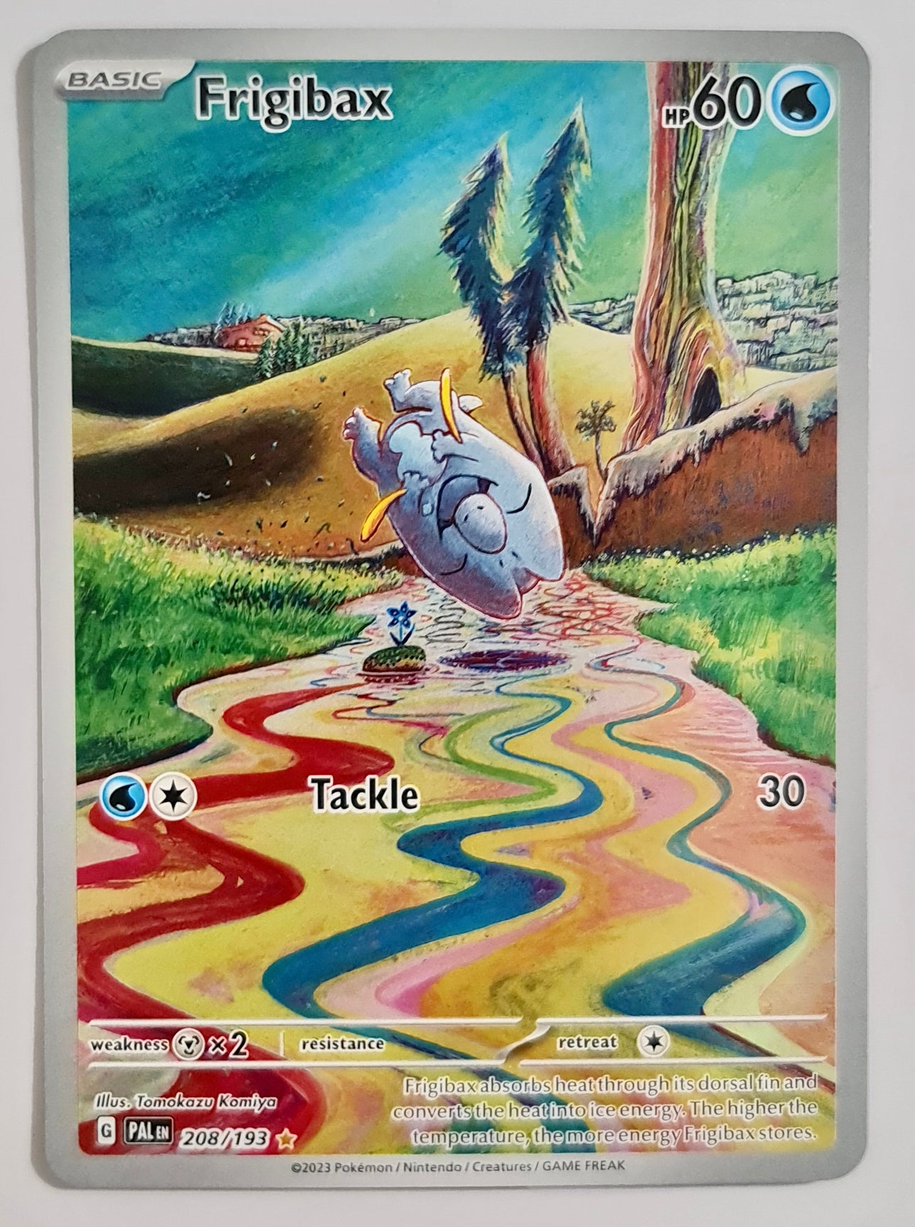 Pokemon Card Paldea Evolved 208/193 Frigibax Pokemon Illustration Rare ...