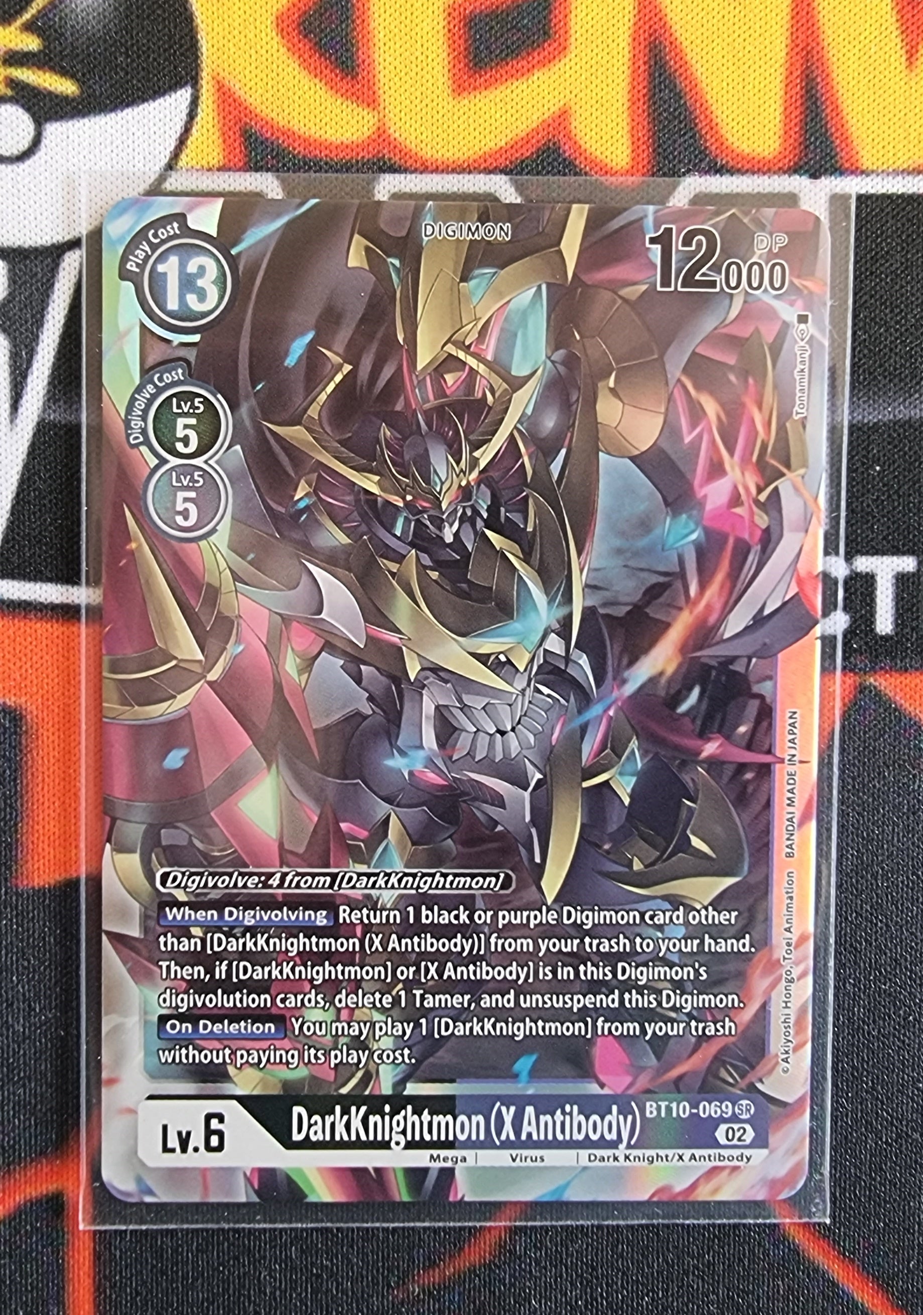 Digimon Card Xros Encounter DarkKnightmon (X Antibody) BT10-069 SR ...