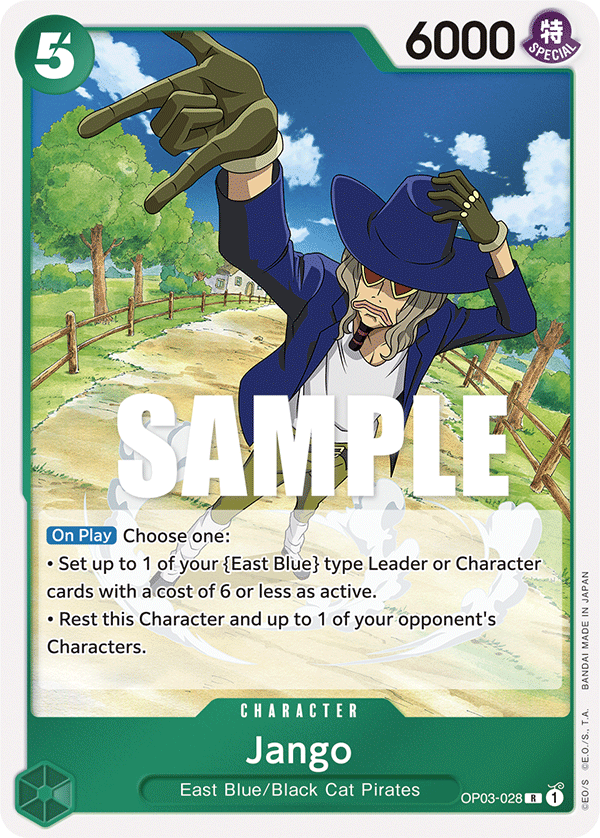 One Piece Card Pillars of Strength Jango OP03-028 R – Brokenvase Games